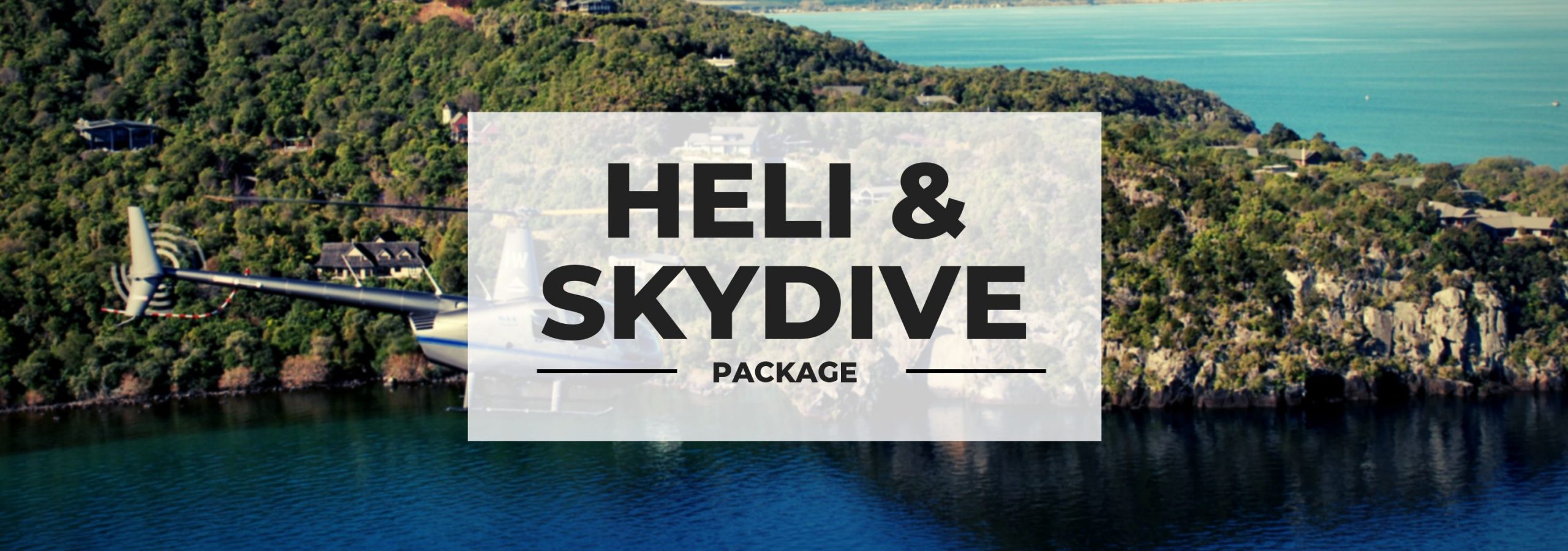 Heli and Skydive Package - Taupo Tandem Skydiving
